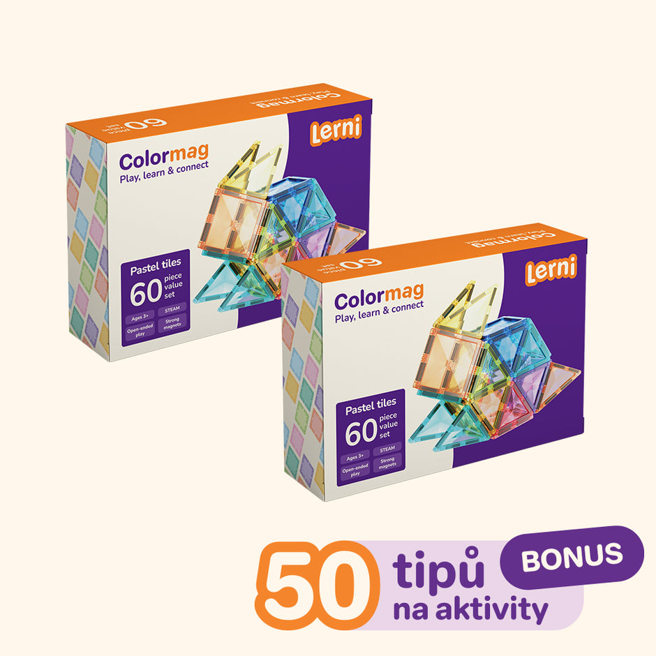 Magnetická stavebnice COLORMAG – Lerni.cz