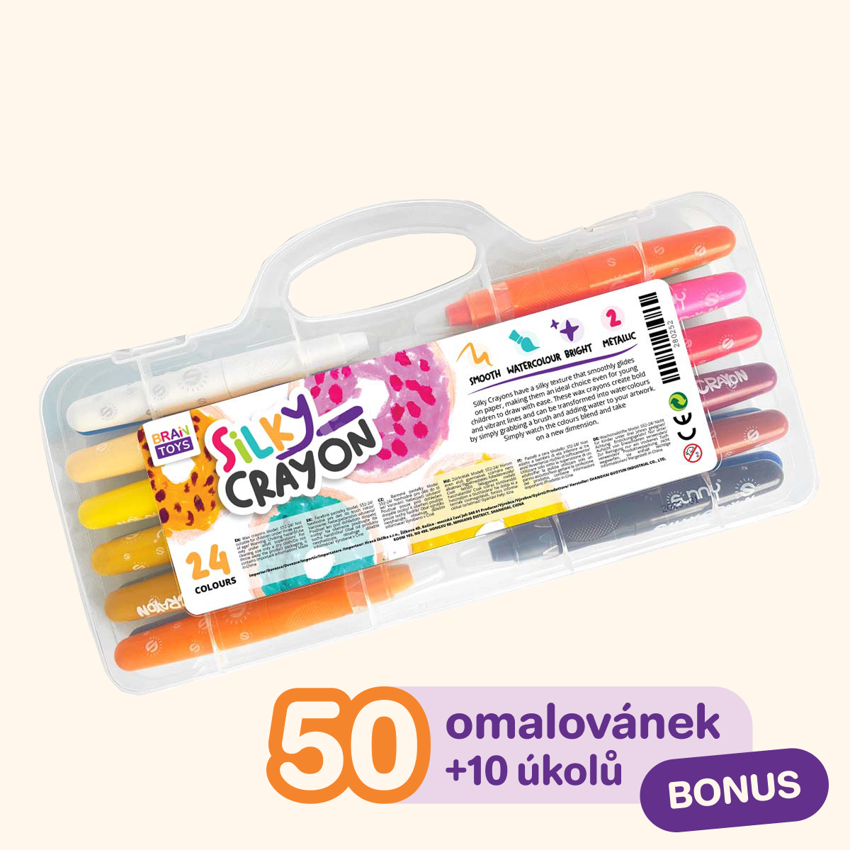 Voskové pastelky Silky crayon – Lerni.cz